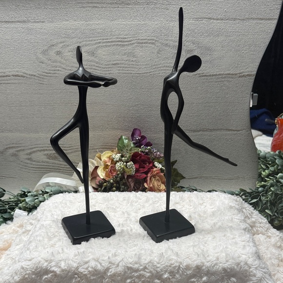 IKEA | Accents | Vintage Bodrul Khalique Black Bronze Ballet Dancer ...